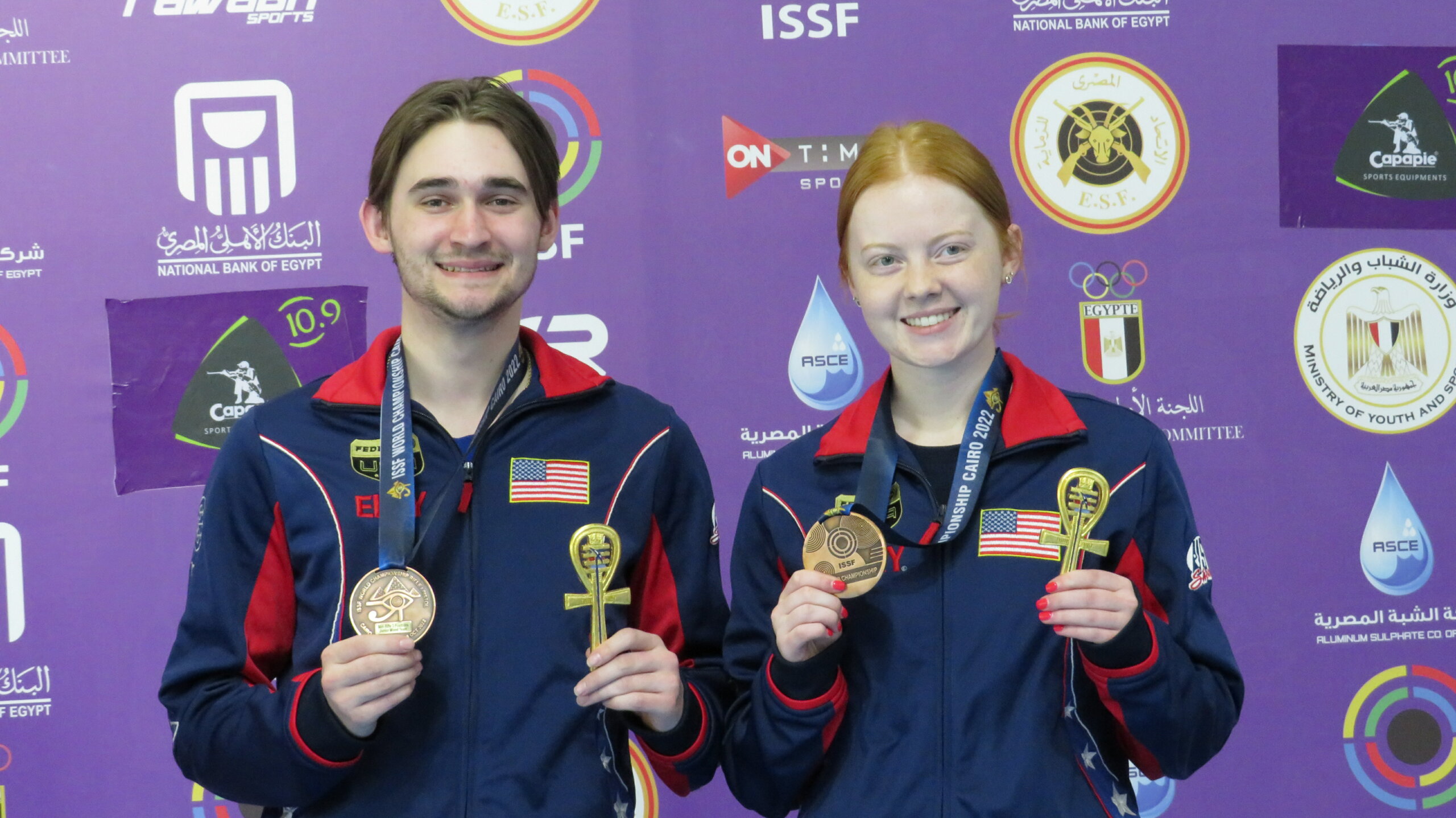 Dynamic Duo Doubles Medals at World Championships | USA Shooting